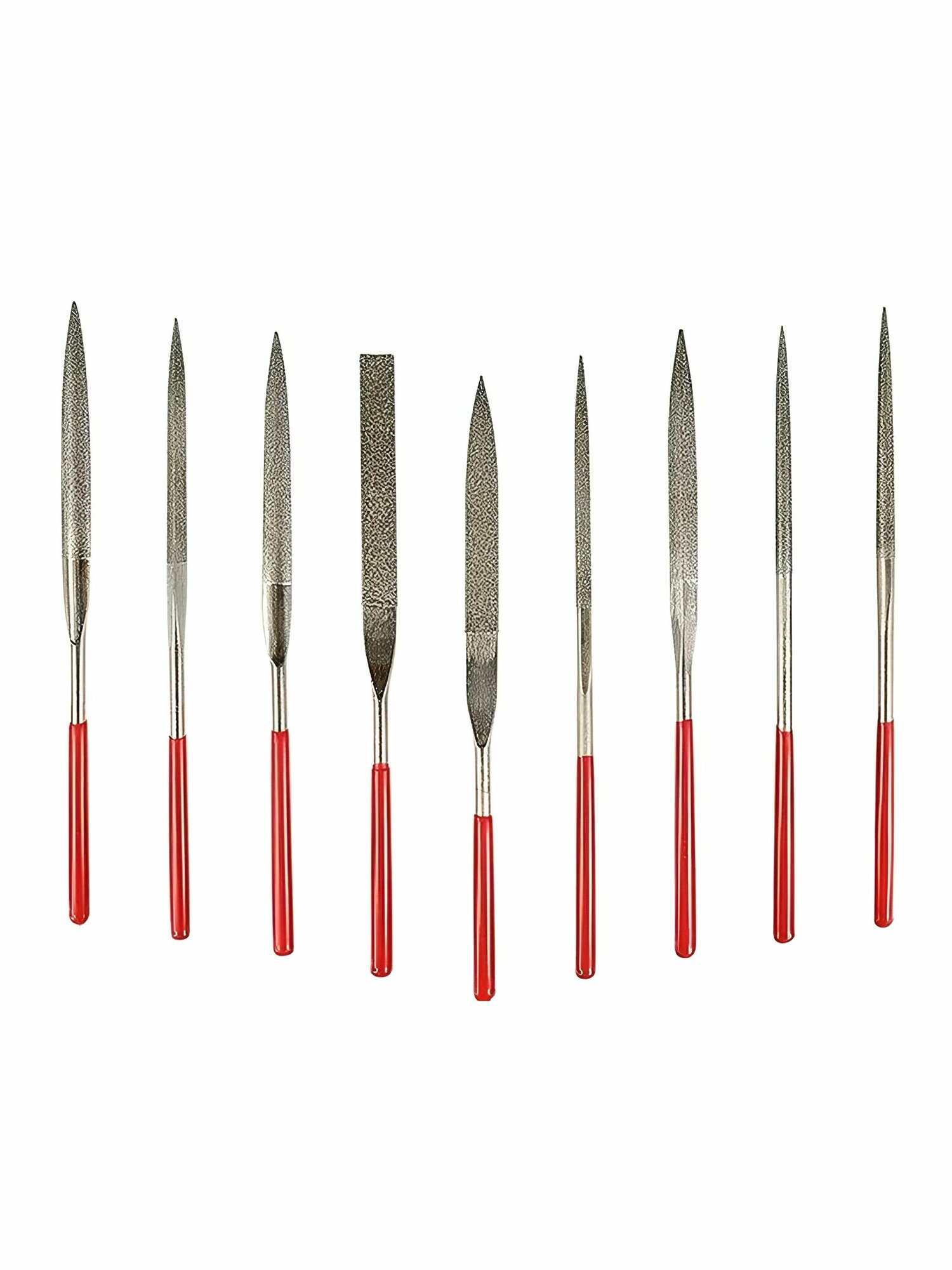 Надфили по металлу набор XCAN, алмазные, 5х180мм, 10 предметов