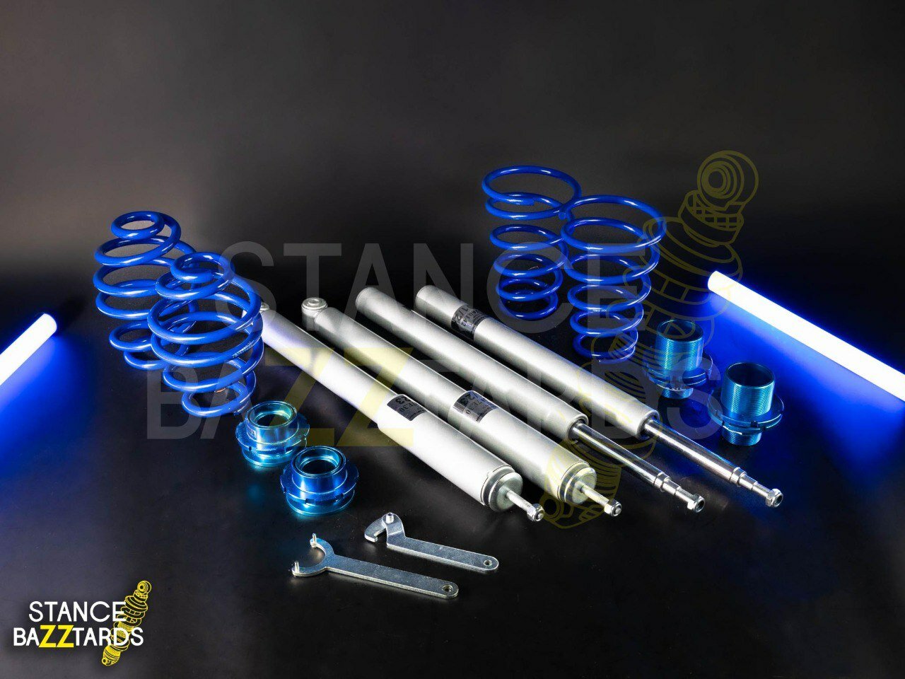 Комплект винтовой подвески (койловеров) JOM Blueline BMW 3 Серия E30 с регулировкой высоты, 741031