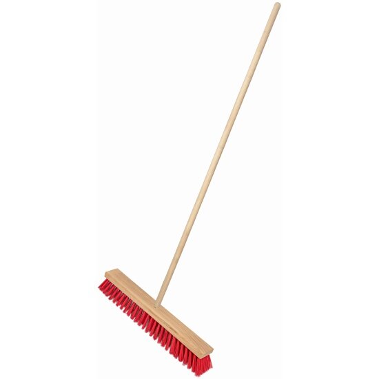 Ремоколор Тротуарная деревянная щетка 500x65 мм, в сборе с черенком 1200 мм, резьбовое соединение, 1 шт. 60-2-005