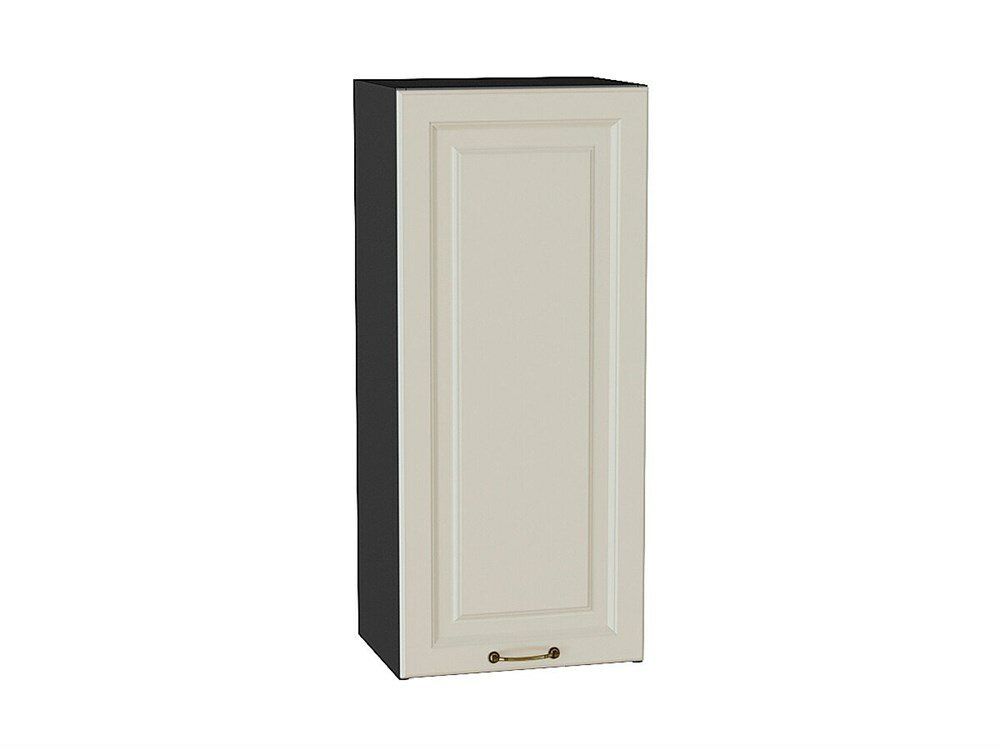 VVT Шкаф верхний с 1-ой дверцей Ницца Graphite, Агат, 920, 400 В*Ш*Г 920*400*318, фасад МДФ Агат, корпус Graphite Агат