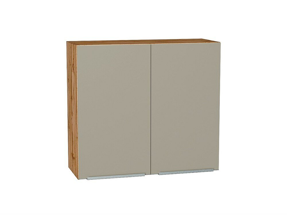 VVT Шкаф верхний с 2-мя дверцами Фьюжн Дуб Вотан, Silky Grey, 720, 800