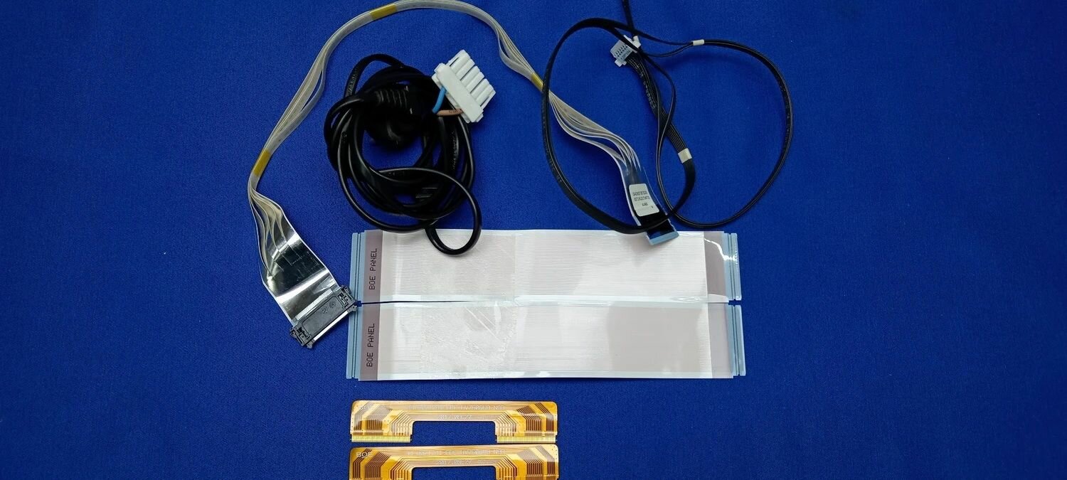 LVDS EAD63787826 2 шлейфа T-con + 2 шлейфа Driver 44-8071241 + Комплект межплатных кабелей + Питание для 75Um7020Pla Lcd Телевизор Шлейф арт. 12373