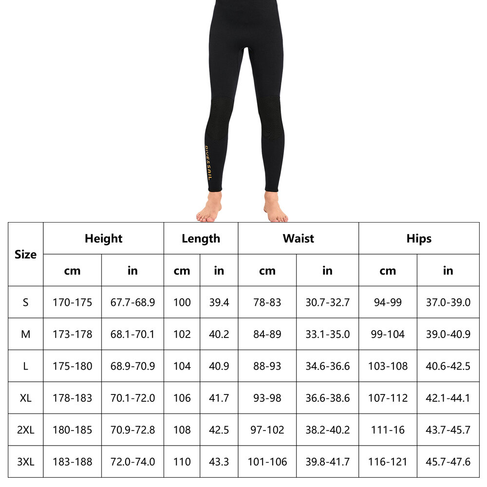 3 мм неопреновые гидрокостюмные штаны мужские штаны для серфинга сохраняют тепло штаны для дайвинга для плавания серфинга дайвинга