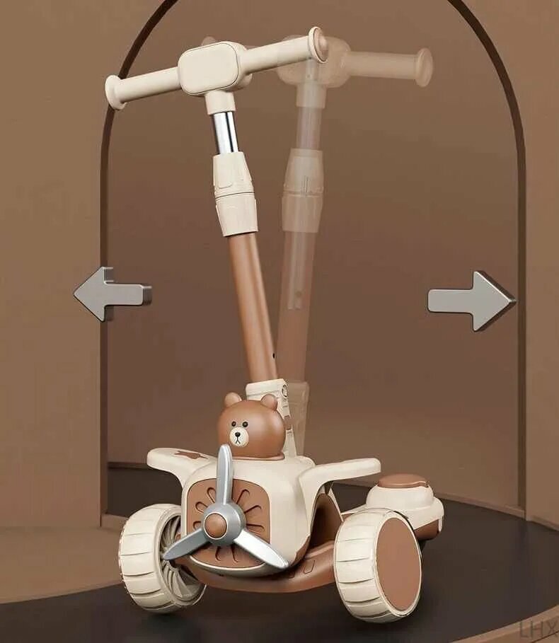 Самокат Kid-scooter, зеленый — фото 1