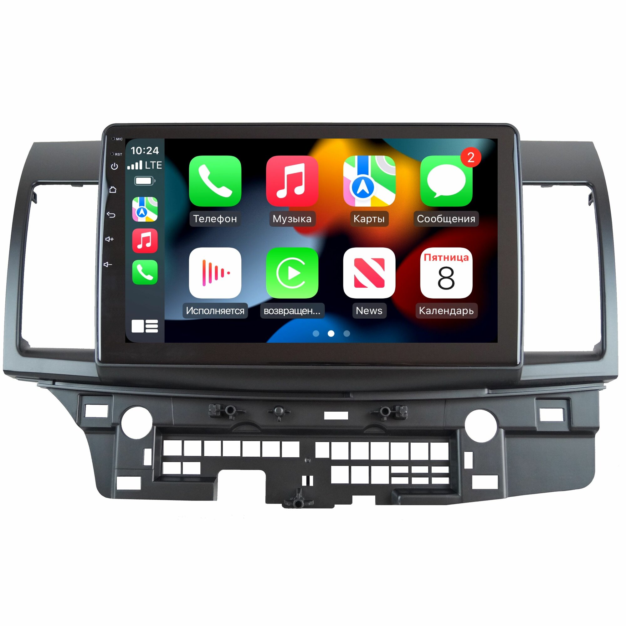 Магнитола CRS-300 Mitsubishi Lancer 10 2007-2018 с Android 13 - 4+64Gb память - Carplay - DSP - Кулер