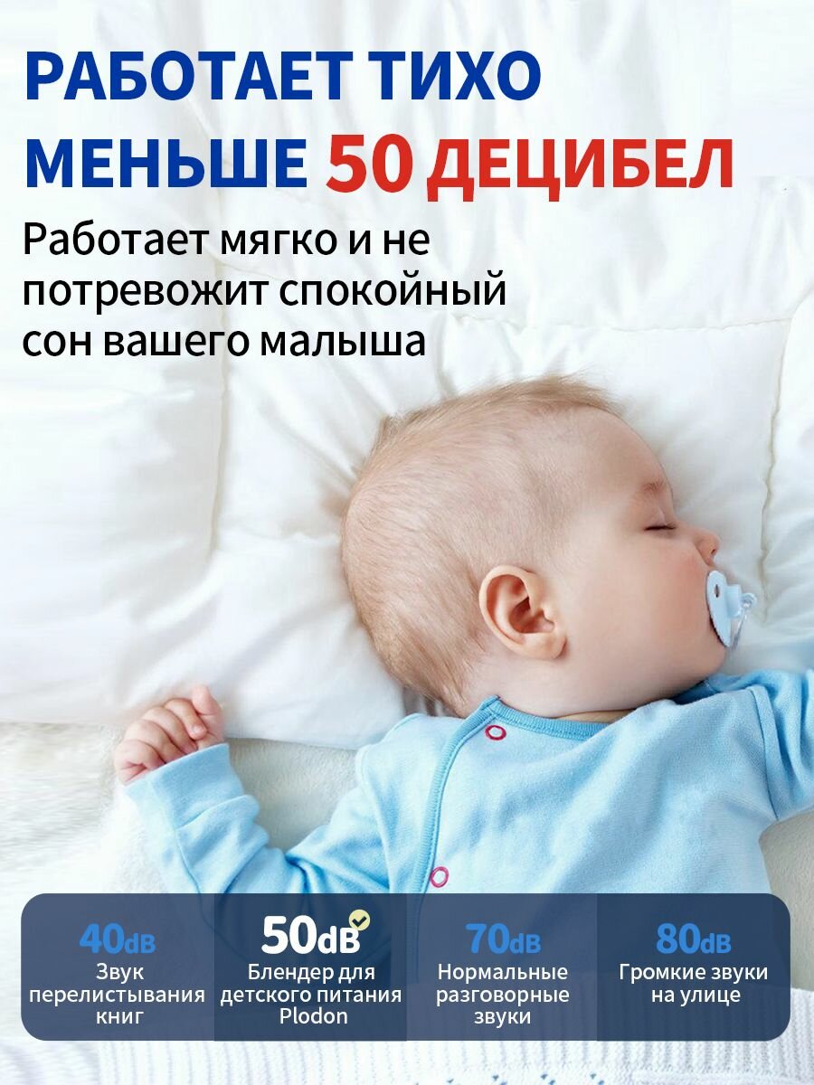 Блендер-пароварка, мощность 200 Вт, управление механическое, цвет белый — фото 1
