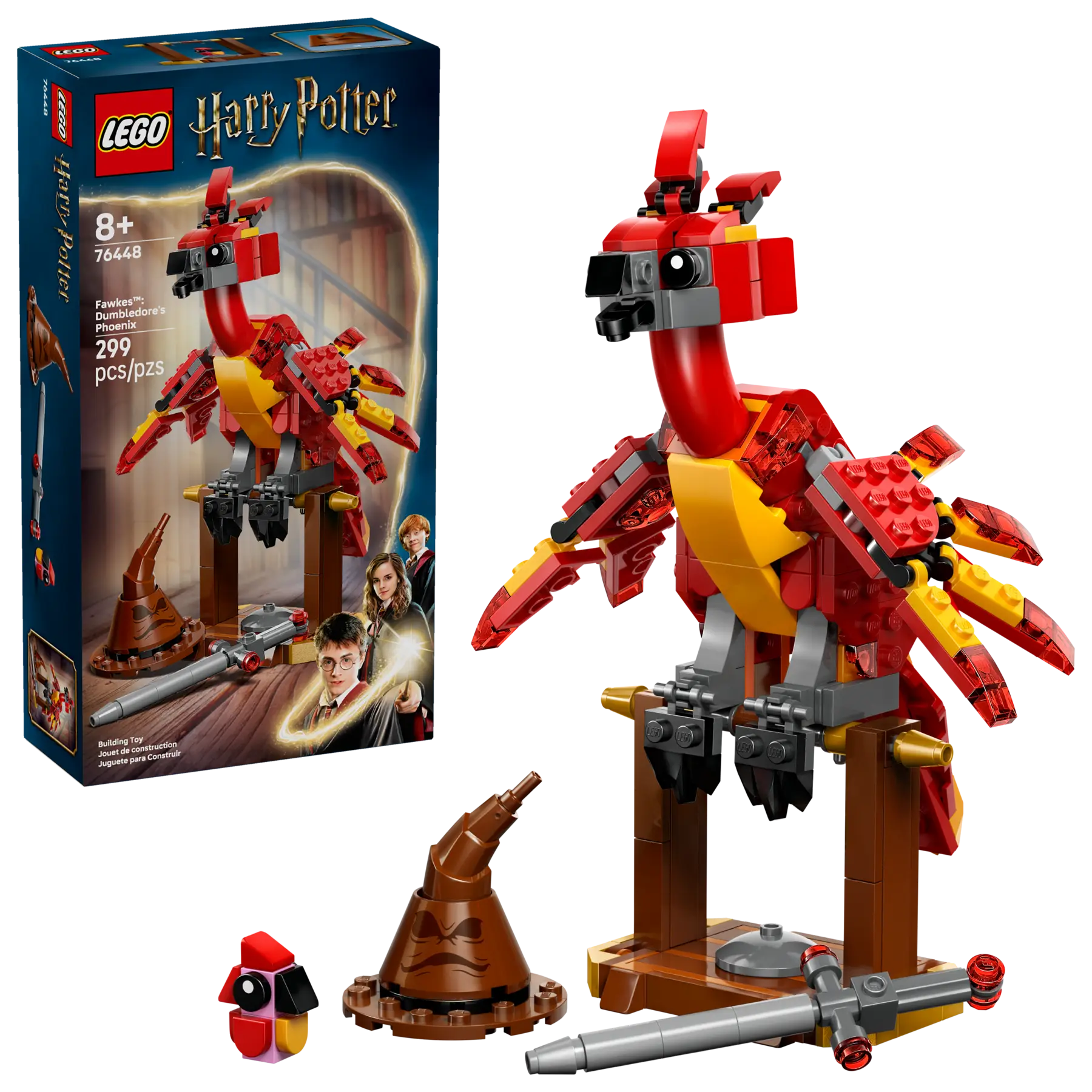 Конструктор LEGO Harry Potter 76448 Феникс Дамблдора - Фоукс, 299 дет.