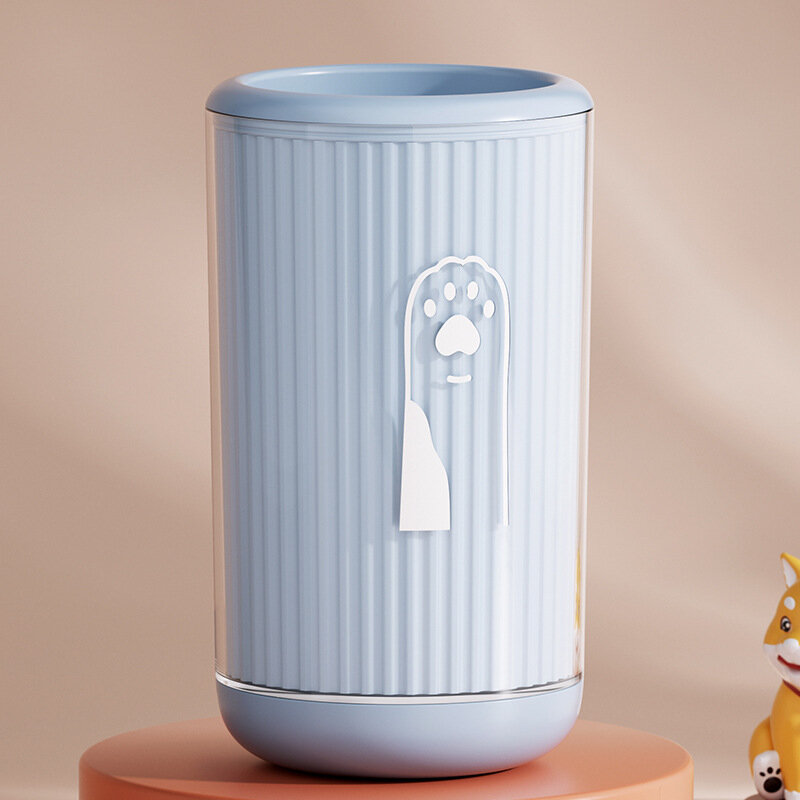 Голубой, приспособление для мытья лап после прогулки, кошачьих и собачьих лап