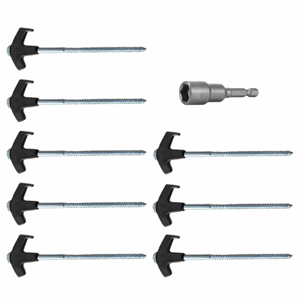 Портативные вращающиеся пластиковые головки резьбовые палатки колышки