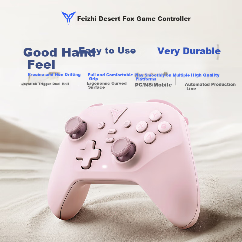 Flydigi Desert Fox Twilight Powder Wireless Game Controller with Multi-mode Support, Xbox Style Trigger, Compatible with Switch, PC, Mobile, and Steam NS