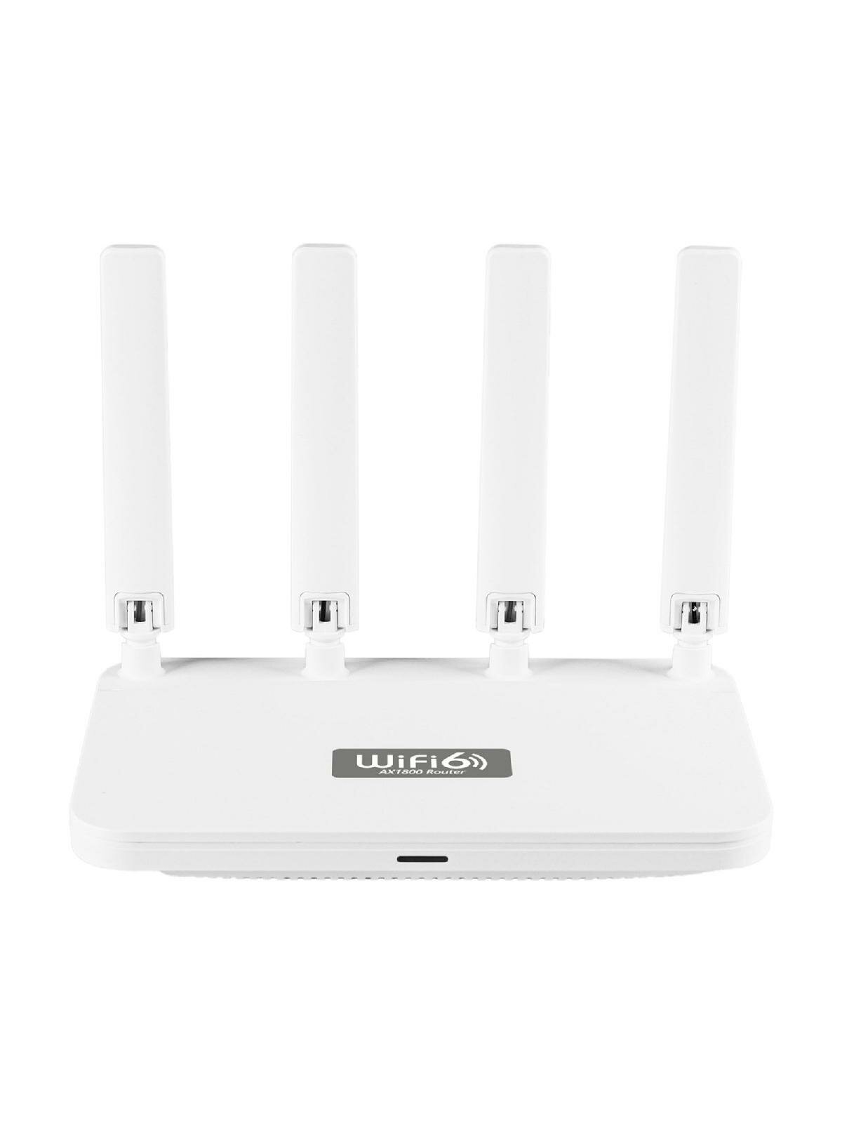 Router AX1800 WiFi6 Gigabits Ethernets Port TV 2.4/5Ghz Signal Amplifiers Highly Speed Double Bands Router Amplifiers