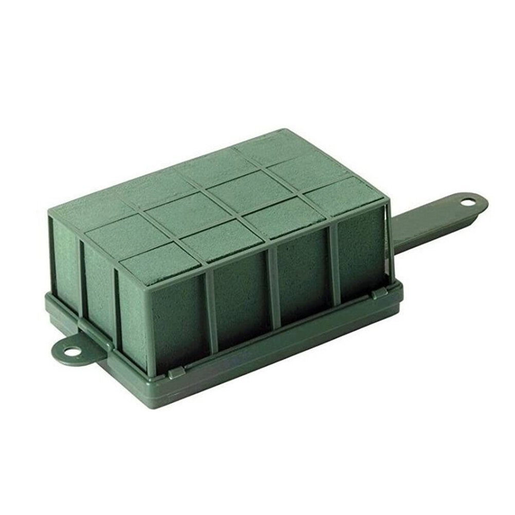 Floral Foam Cage with Rectangle Flower Holder for Fresh Arrangement Handle