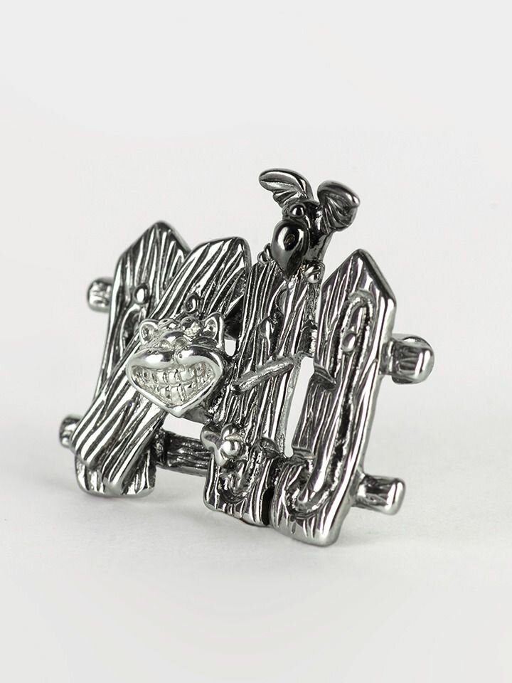 Брошь, серебро, 925 проба, родирование
