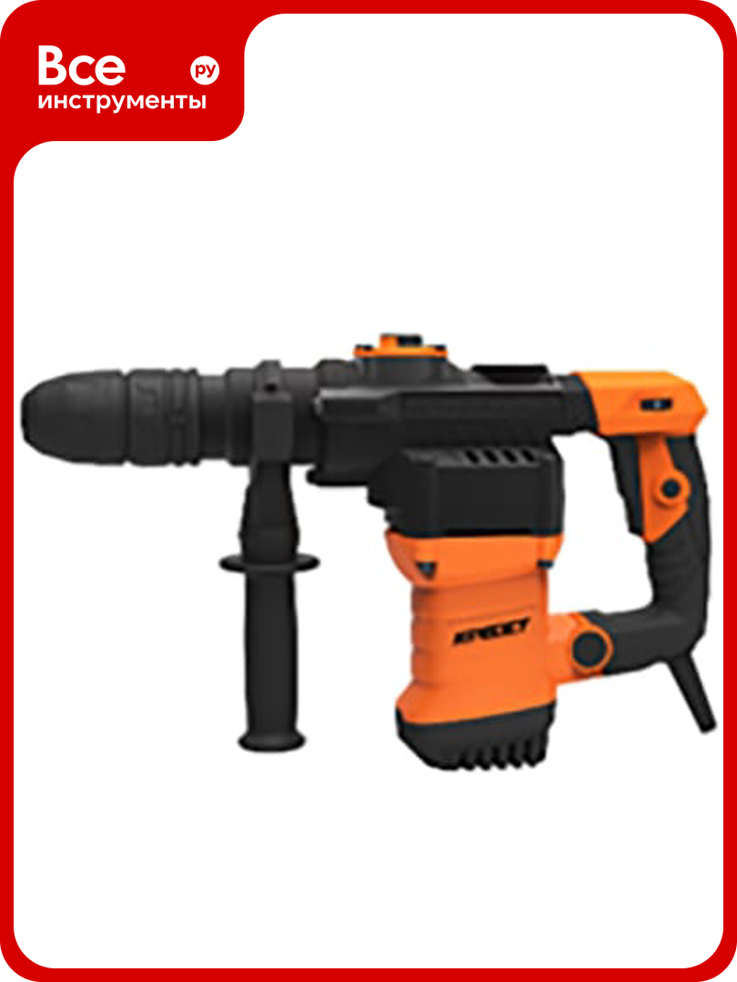 Ручной электрический перфоратор Креост KE-851100-40 с мощностью 1100 Вт, 3 режимами работы и максимальным диаметром свер
