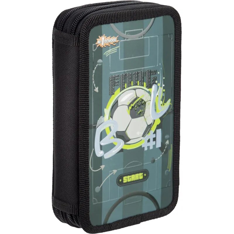 Пенал Комус Класс Football 2отд. ламинат, выб лак, 190x110 мм, ПКК 11-19 1716454