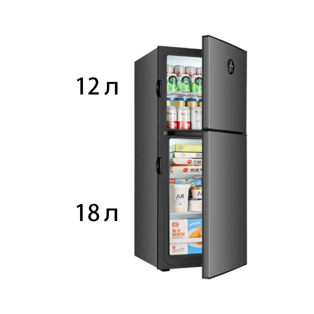 Барный холодильник , черный матовый