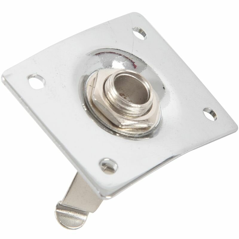 Разъем E-Output Chrome Plate Space для электрогитары MyPads