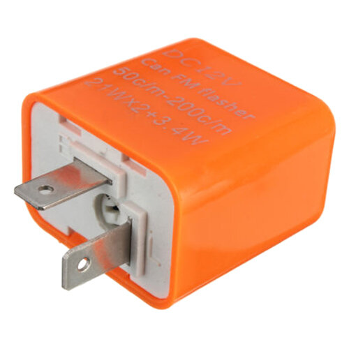 2-контактное мотоциклетное светодиодное реле указателя поворота, 12 В