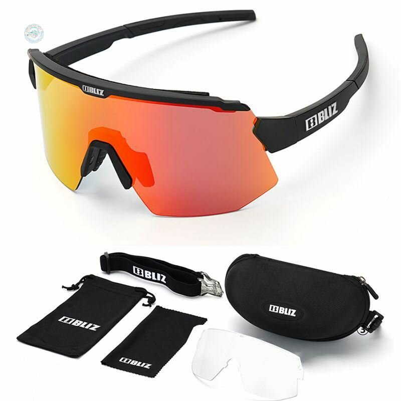 Bliz Breeze Универсальные спортивные очки UV400 для велоспорта и активного отдыха с регулируемой посадкой и сменными линзами