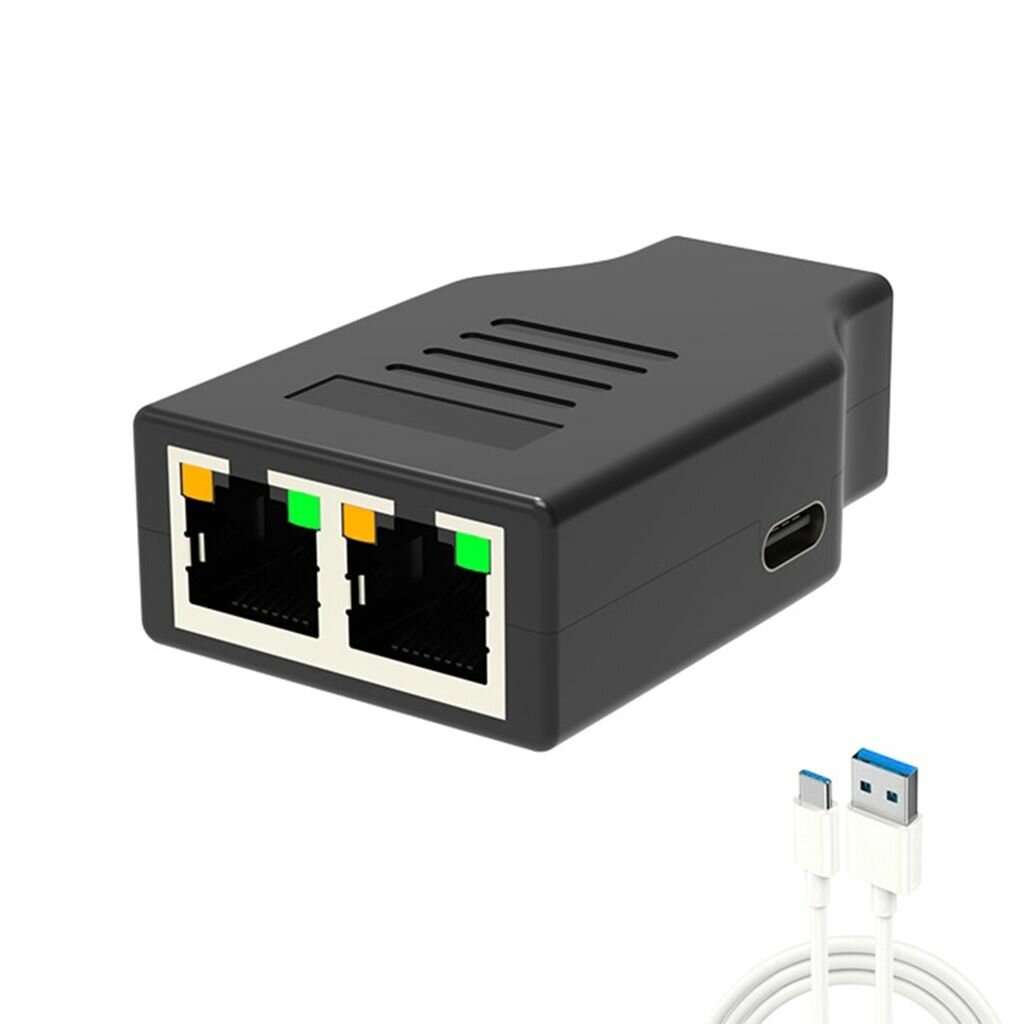 Сетевой разветвитель one point two RJ45 Ethernet splitter-100 м