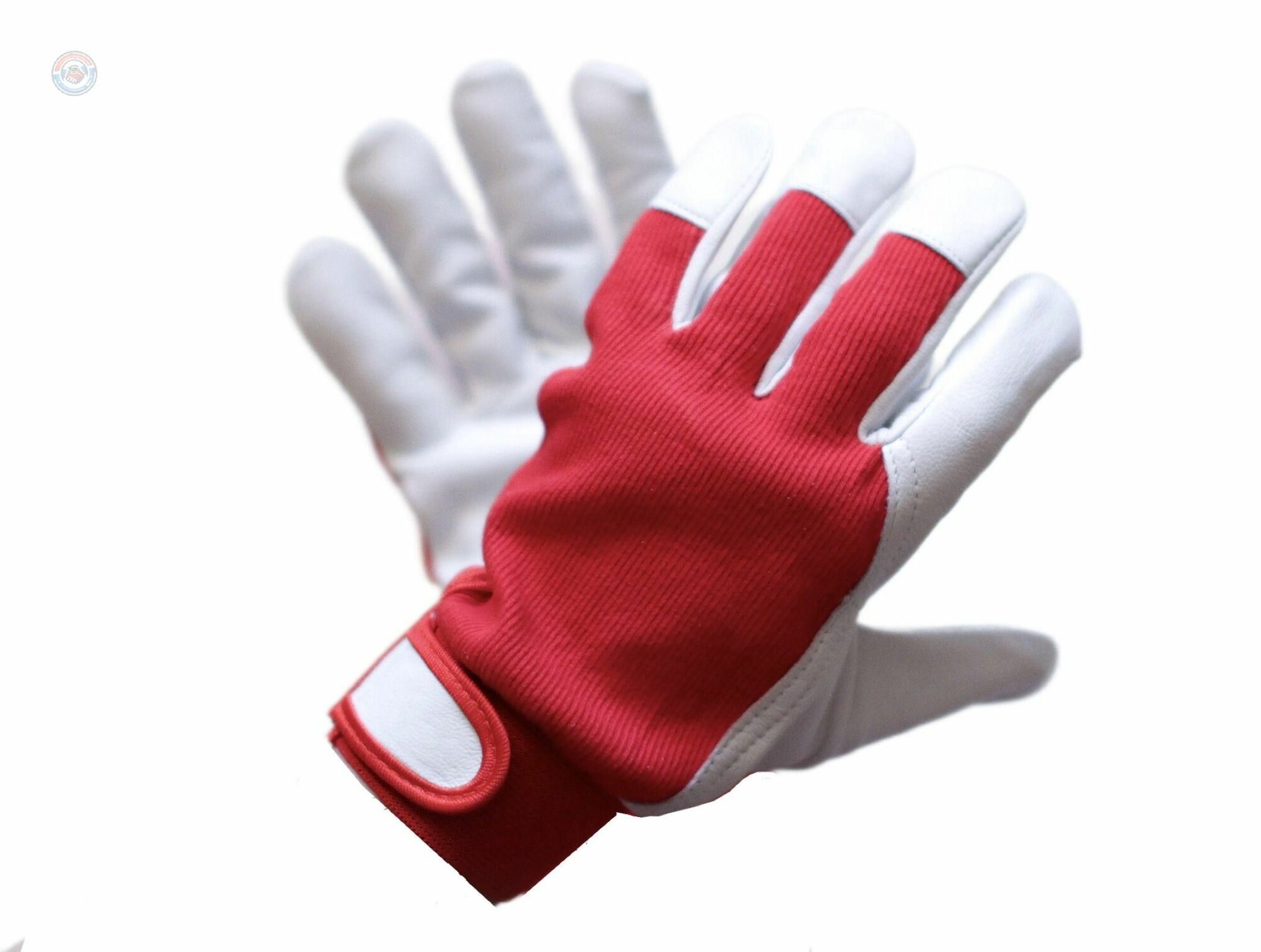 Кожаные защитные перчатки King Gloves 202 для сварки, ремонта, строительства и сада, комфортные рабочие перчатки с манжетой на липучке, универсальный размер