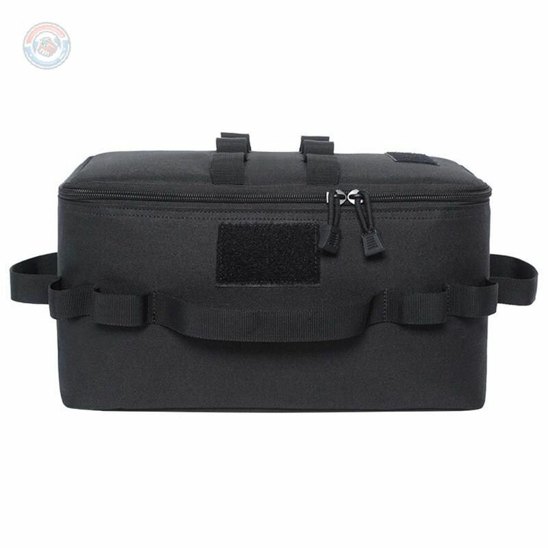 Походная сумка для кемпинга и пикника, зеленая, портативная органайзер-переноска для посуды и мелочей, Oxford 600D, универсальная дорожная сумка для туризма и отдыха на природе