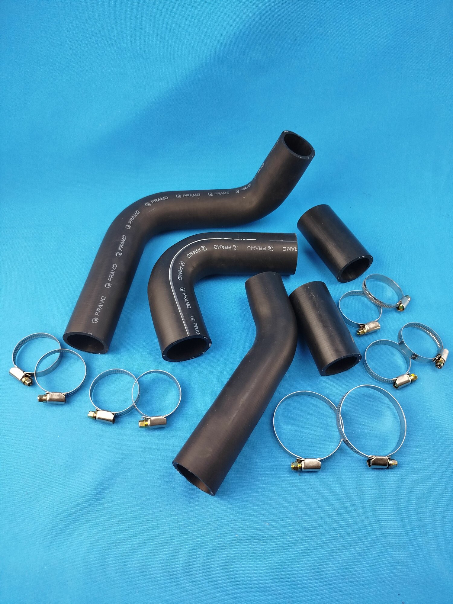 Патрубки радиатора (к-т) "прамо" для а/м ГАЗ 3110 402дв. с хомутами