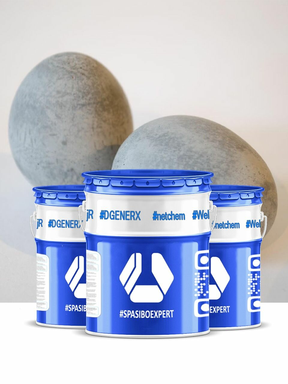 Грунт-эмаль полимерная для изделий из архитектурного бетона, 8.9 кг, (укрепление, окраска и защита)