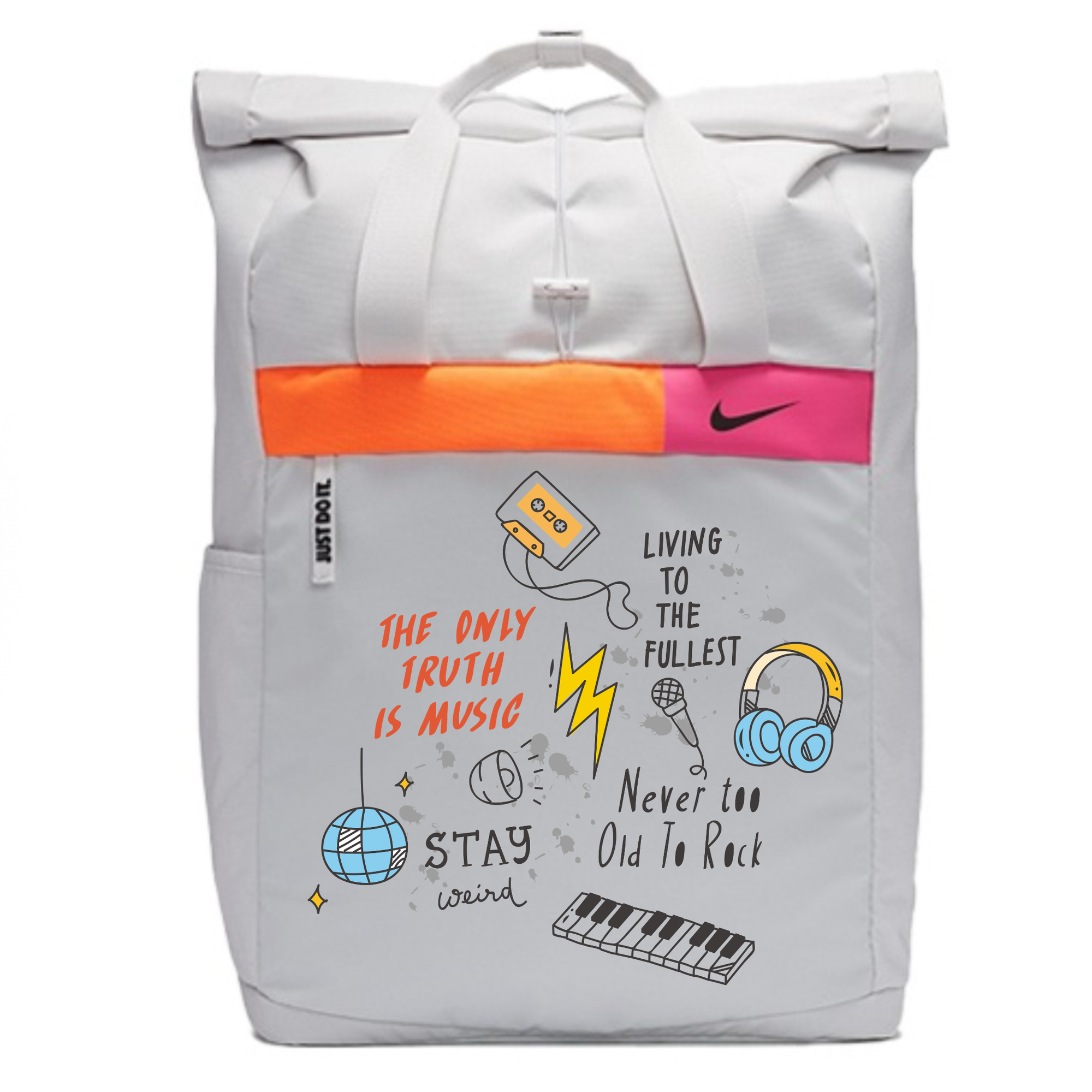 Рюкзак унисекс Nike Fabric Backpack Light Silver Gray 1448714848