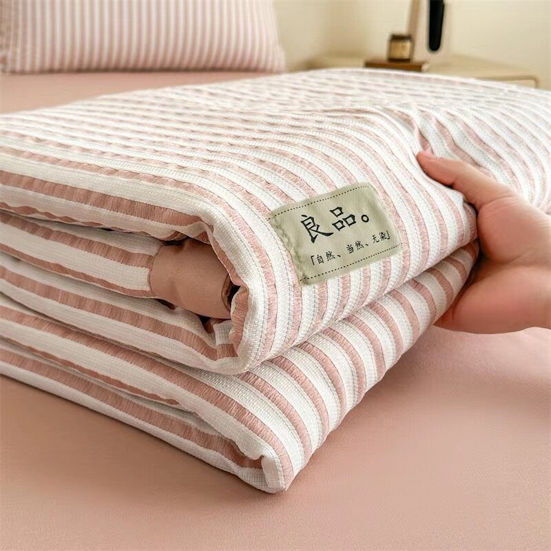 2025 Новое высококачественное летнее жаккардовое одеяло из 100% хлопка, , 200x230 см