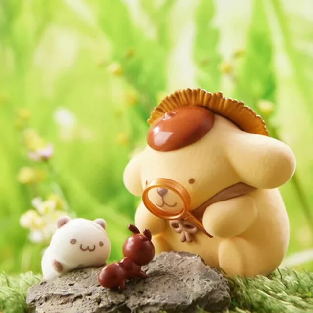 Pom Pom Purin Miniso Four Seasons Series Blind Box PomPomPurin Anime Action Figure Surprise Pack Collection Model Toy Gift