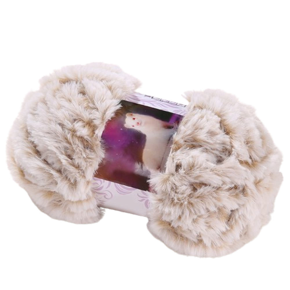 Толстая пряжа из шенилла, мягкая, приятная на ощупь, объемная, пушистая пряжа для вязания крючком одеяла цвета карамельно-белой