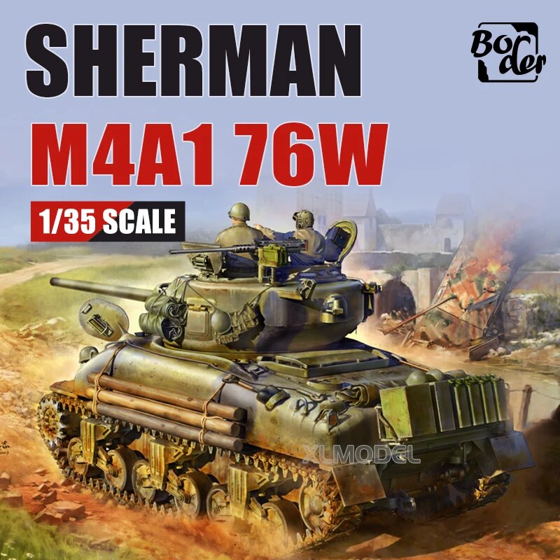 Модель танка Sherman M4A1 BORDER BT-046 1/35