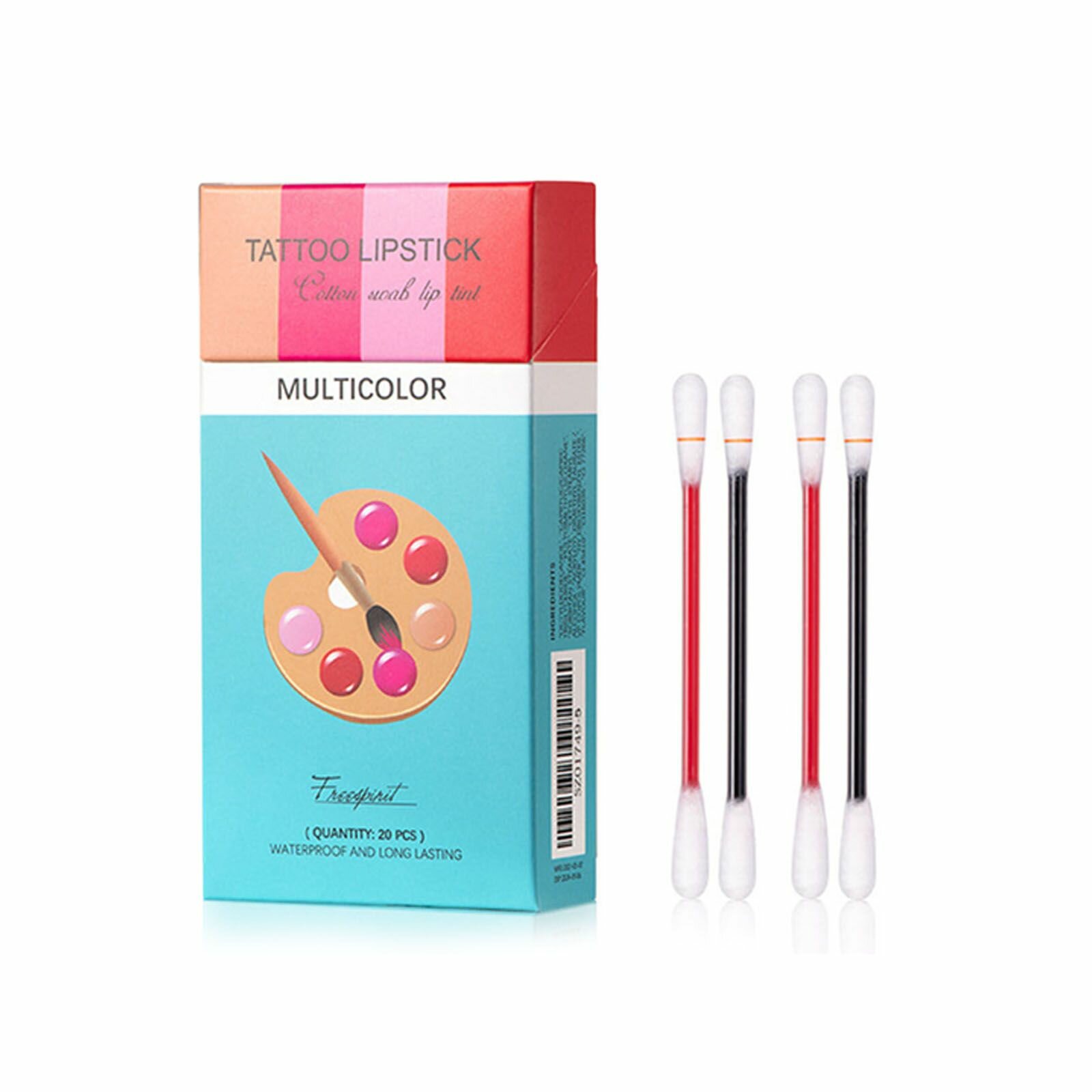 20 шт. тампоны для блеска для губ, ватные тампоны, одноразовые