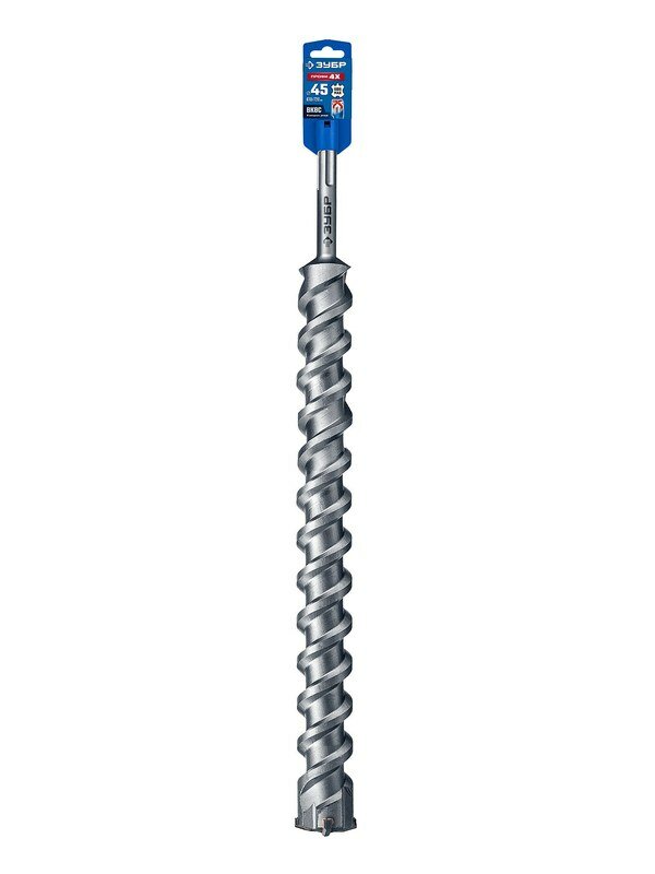 Бур SDS-Max Зубр 29350-610-45_z03 Профессионал Профи-4Х 45x610/720мм