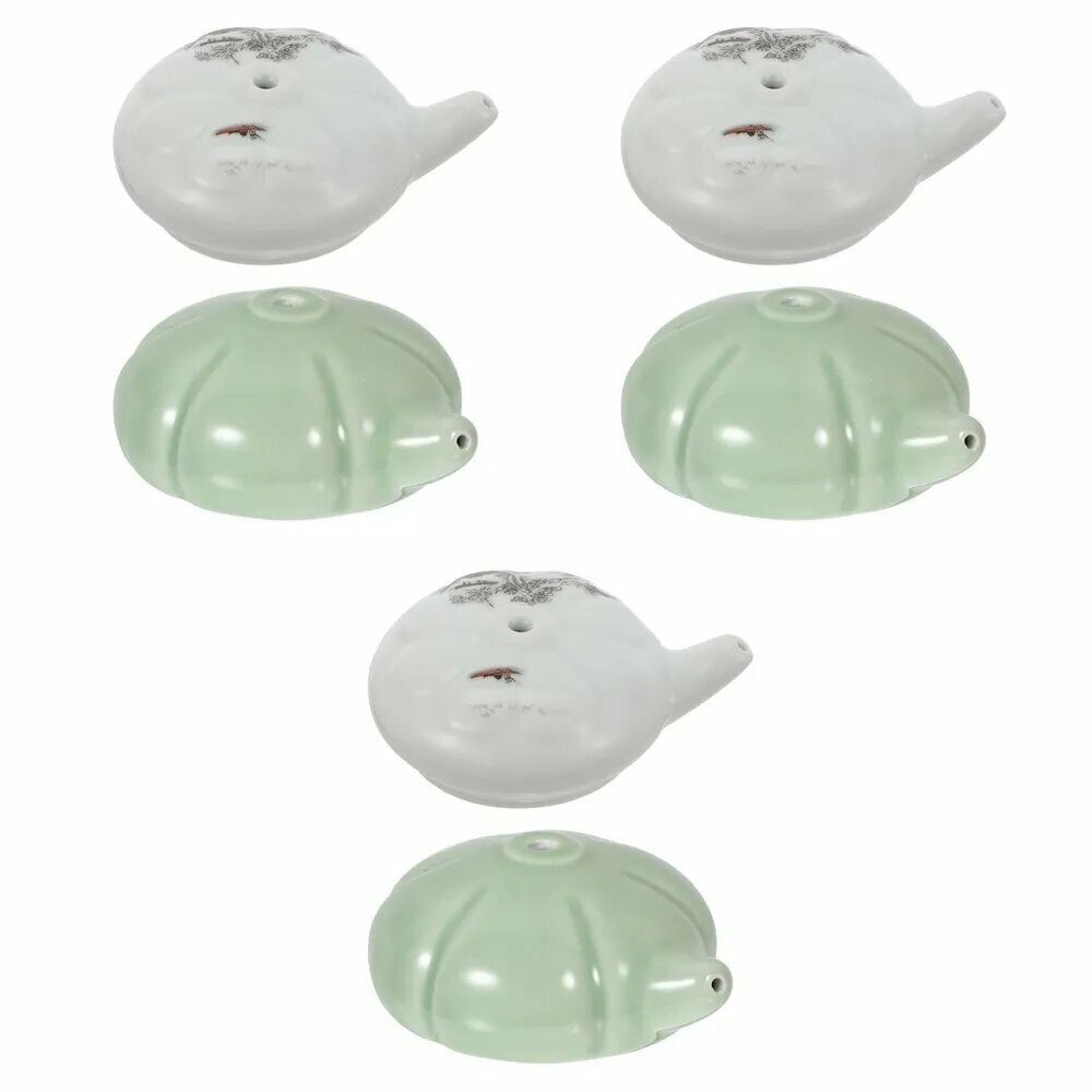 Набор из 6 разноцветных керамических контейнеров для туши для хранения и каллиграфии