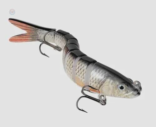 Бионическая 8-секционная блесна 14 см для ловли хищной рыбы реалистичная имитация плотвы, голавля и ельца