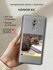 Чехол на Honor 6X / Хонор 6Х с принтом "Кот уснул работая", прозрачный