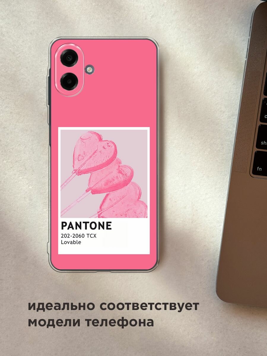 Чехол на Samsung Galaxy A07 / Самсунг А07 с принтом "Pantone Lovable 1 - 14 февраля" — фото 1