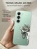 Чехол на Tecno Spark 40 Pro / Текно Спарк 40 Про с принтом "Череп быка с цветами...