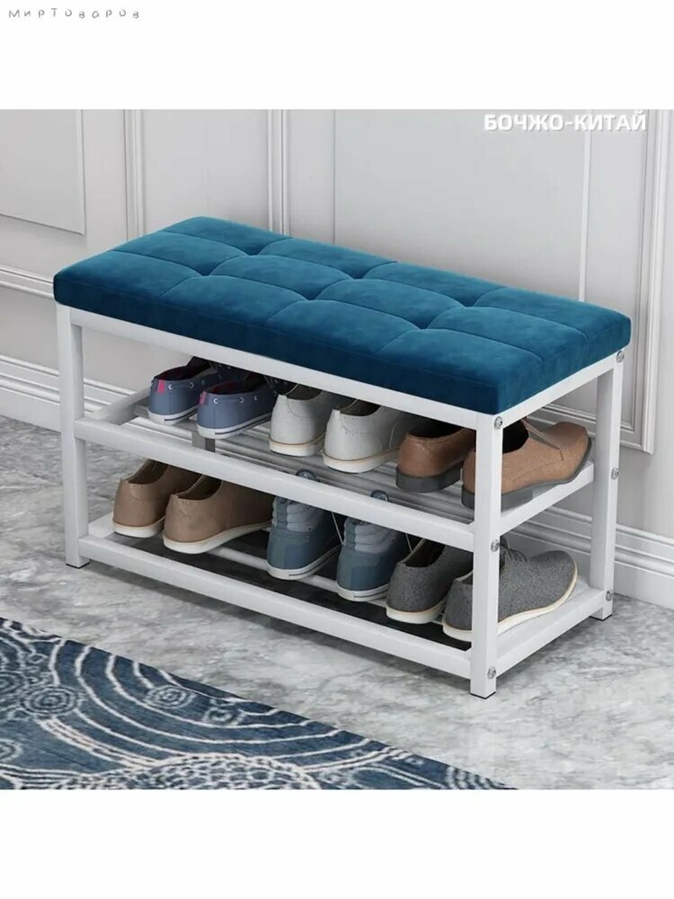 Банкетка, Бархат, 70х30х45 см