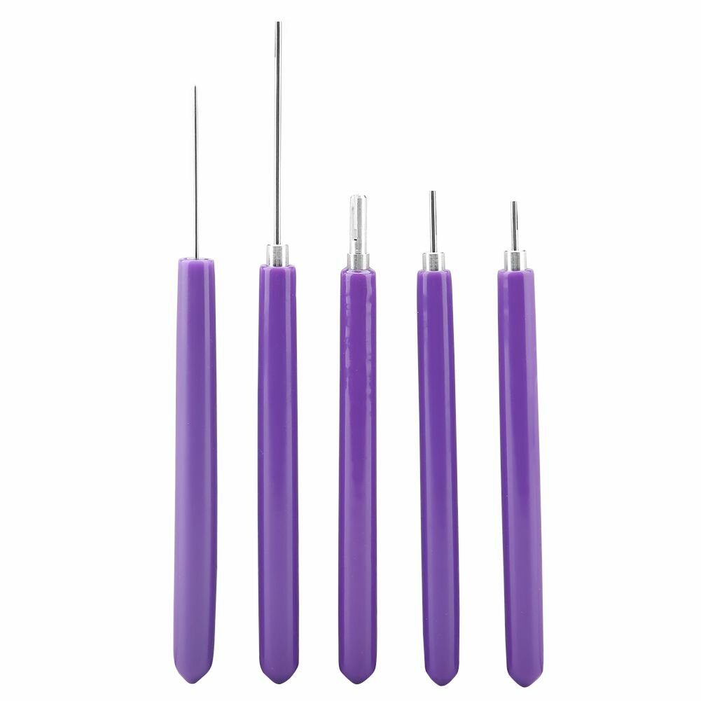 Многофункциональный Набор Инструментов для Квиллинга с Прорезями 5 Шт Разного Размера, Набор Инструментов Для Квиллинга Из Бумаги