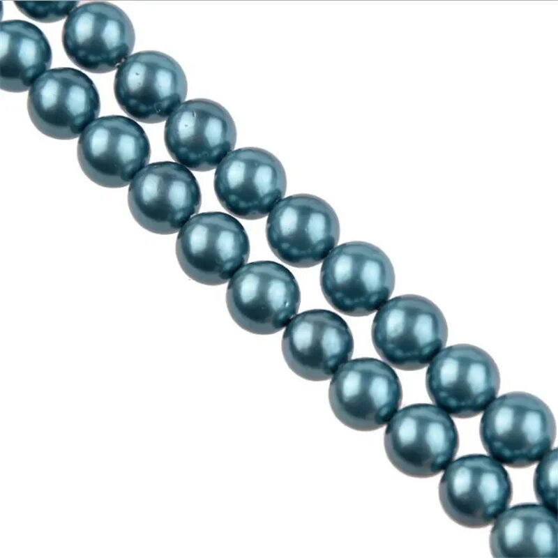 Жемчужные бусины HUANHUAN JEWELRY шампань 4-14 мм