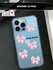 Чехол на Apple iPhone 13 Pro / Айфон 13 Про с принтом "Pink Bows", прозрачный