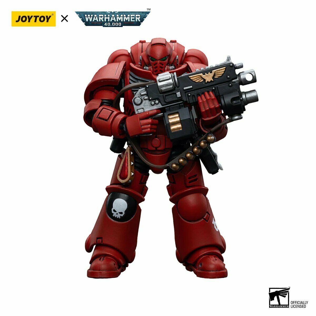 JOYTOY Warhammer 40K 1/18 Фигурки Blood Angels Intercessors, Бордовый