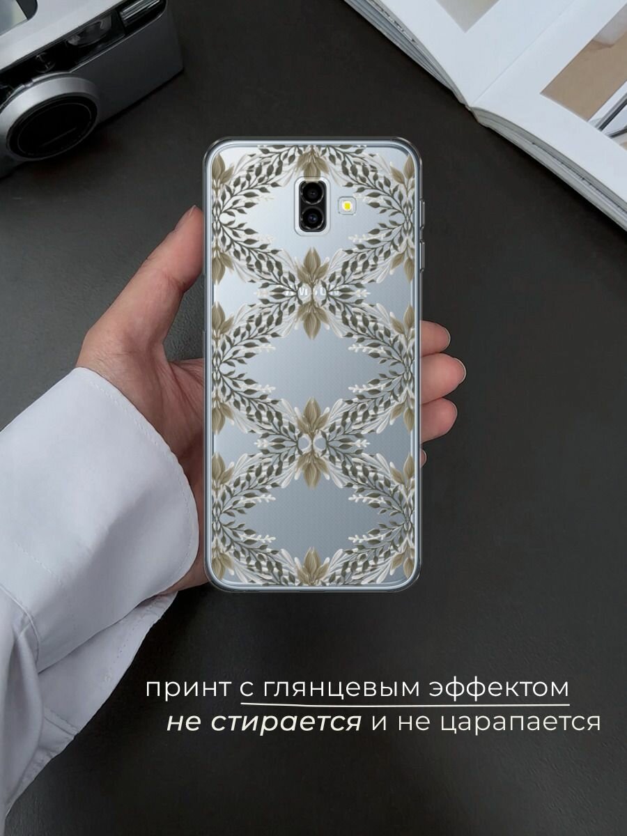 Чехол на Samsung Galaxy J6 + / Самсунг Галакси J6 Плюс 2018 с принтом "Калейдоскоп цветов" — фото 1