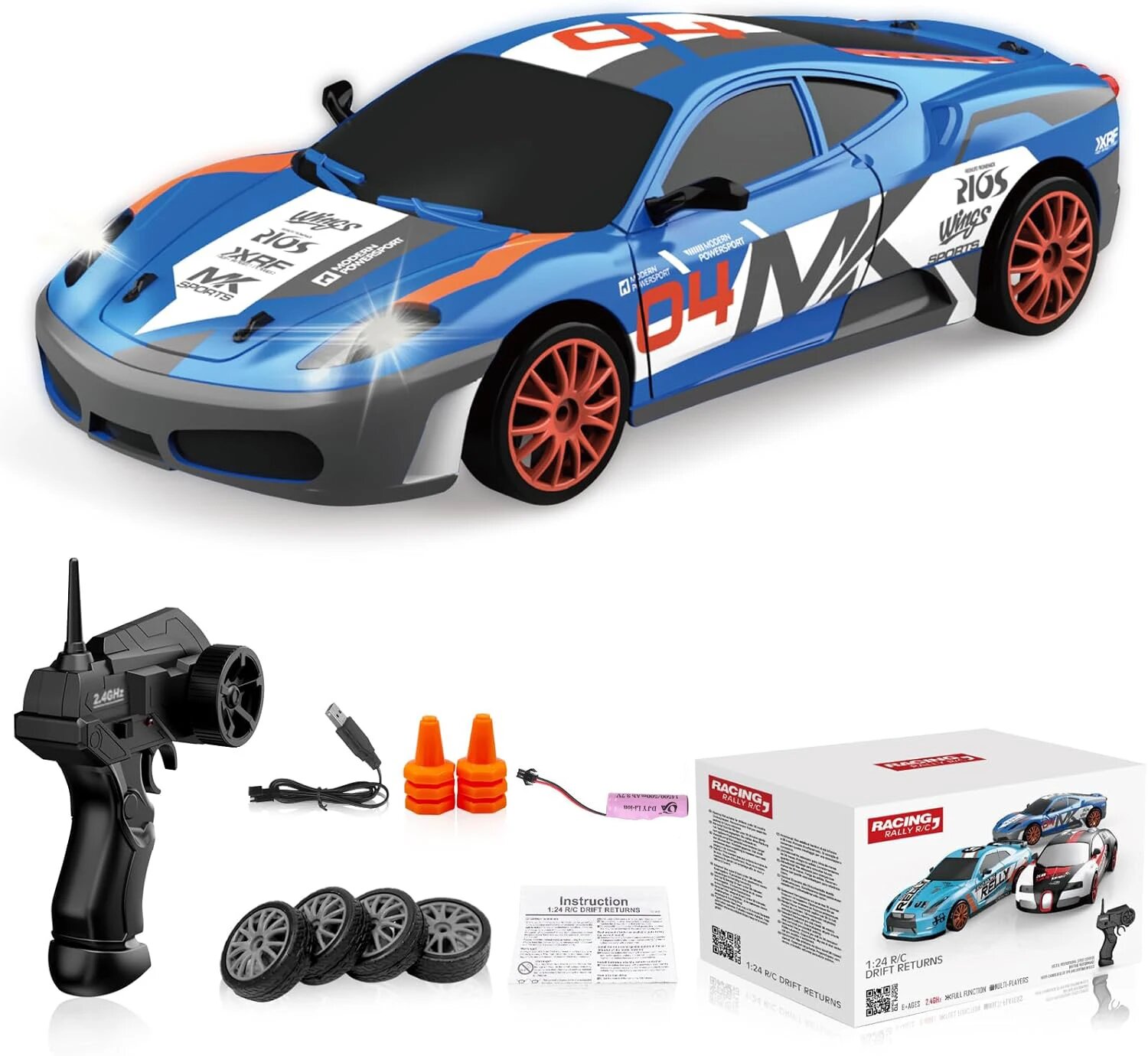 Радиоуправляемый гоночный автомобиль Fremego 1:24