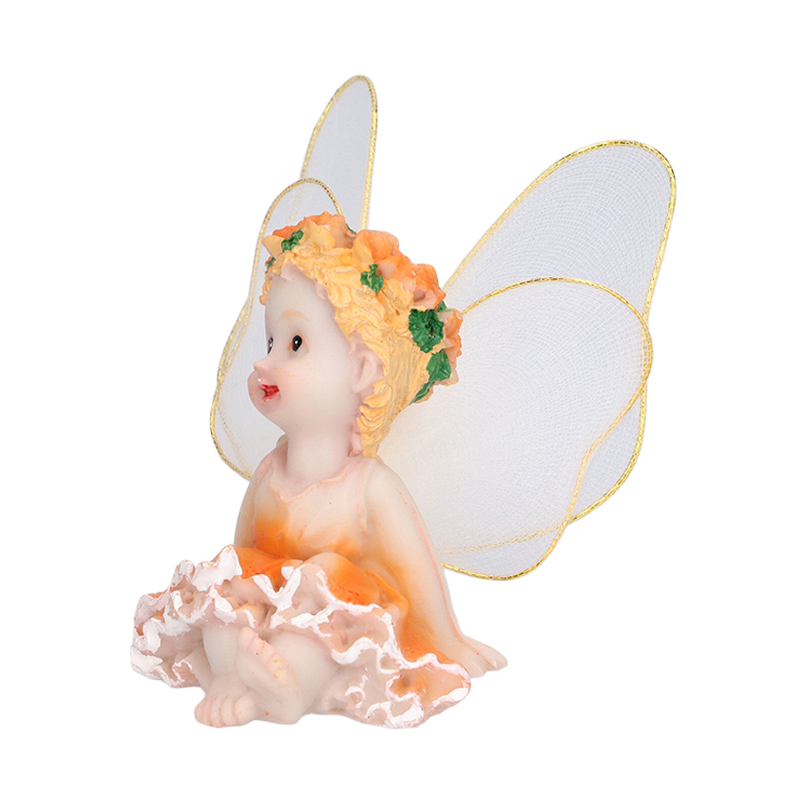 4 шт, фигурки цветочных фей, садовые украшения для дома, фигурки фей, украшение из смолы, бонсай