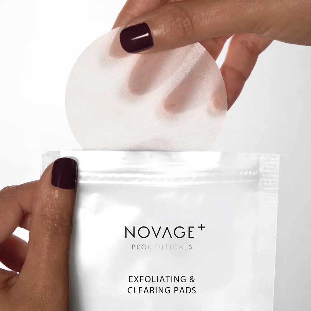 Отшелушивающие диски Novage+, для лица, с AHA- и BHA- кислотами