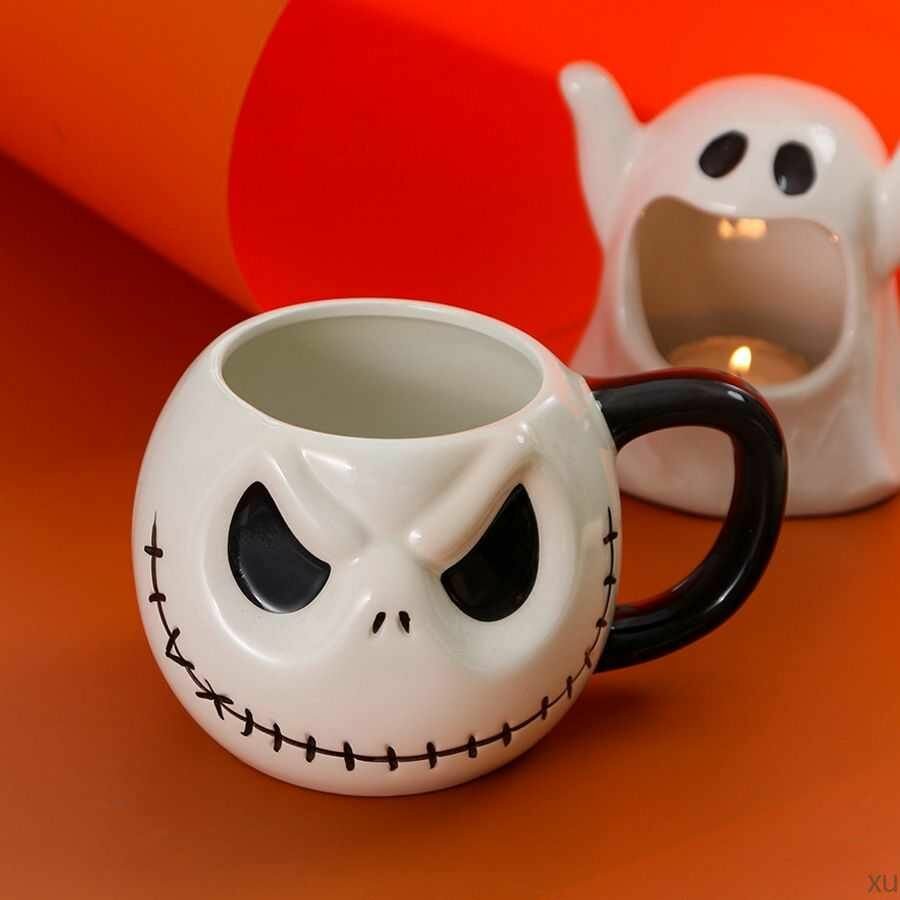 Керамическая кружка/чашка для воды в форме привидения/подарок на Хэллоуин, 400 мл
